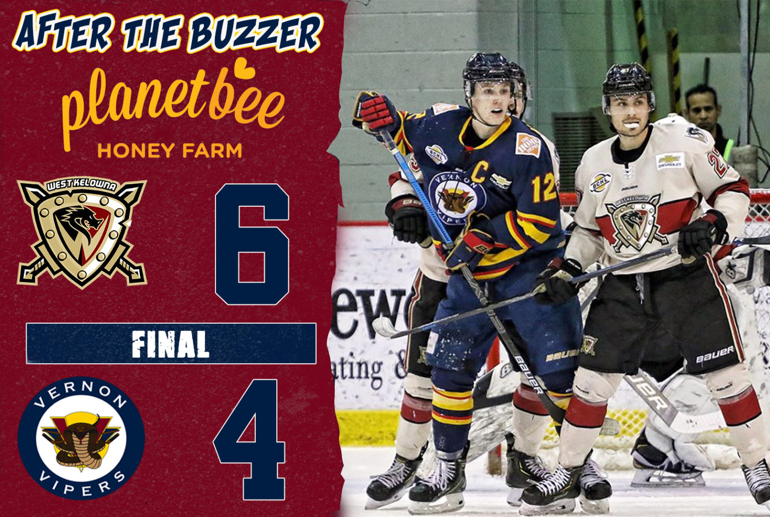 After the Buzzer – Vipers Fall To Warriors | Vernon Vipers