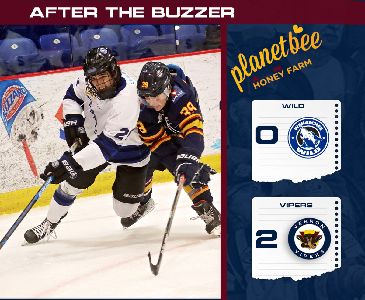 After the Buzzer – Vipers Blank Wild 2-0 | Vernon Vipers
