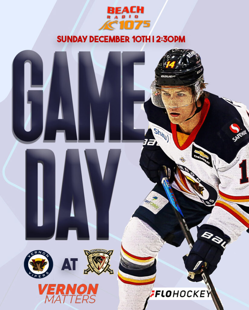 Vipers Game Day – Vipers Finish Weekend With Matinee in West K | Vernon Vipers