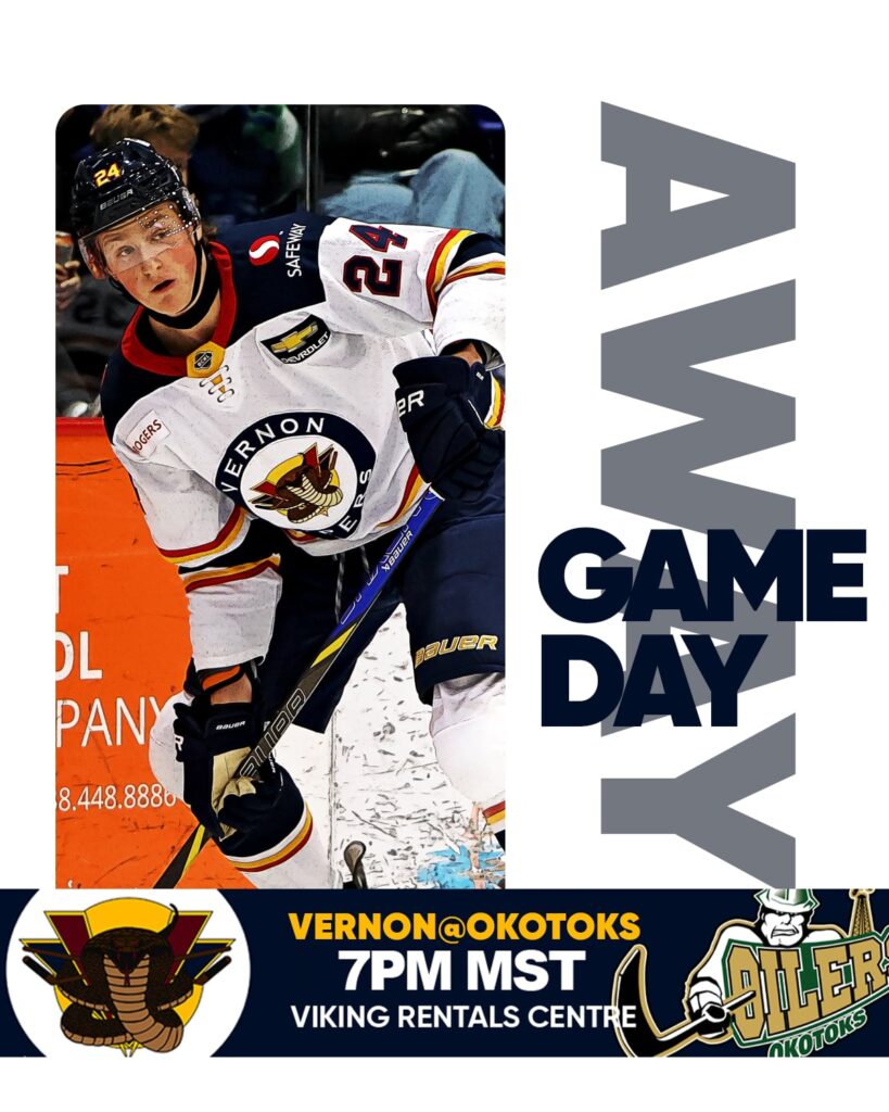 Game Day Preview: Vipers Look to Finish Road Portion of 2025 Strong in Okotoks | Vernon Vipers